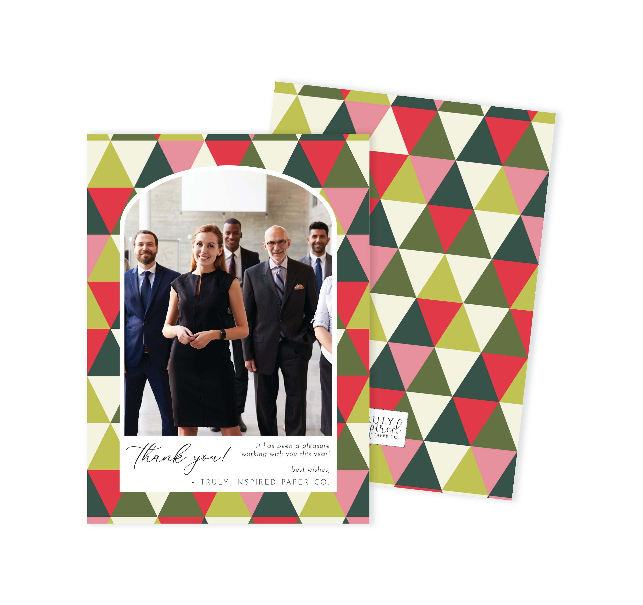Abstract Holiday Cards – Truly Inspired Paper Co.