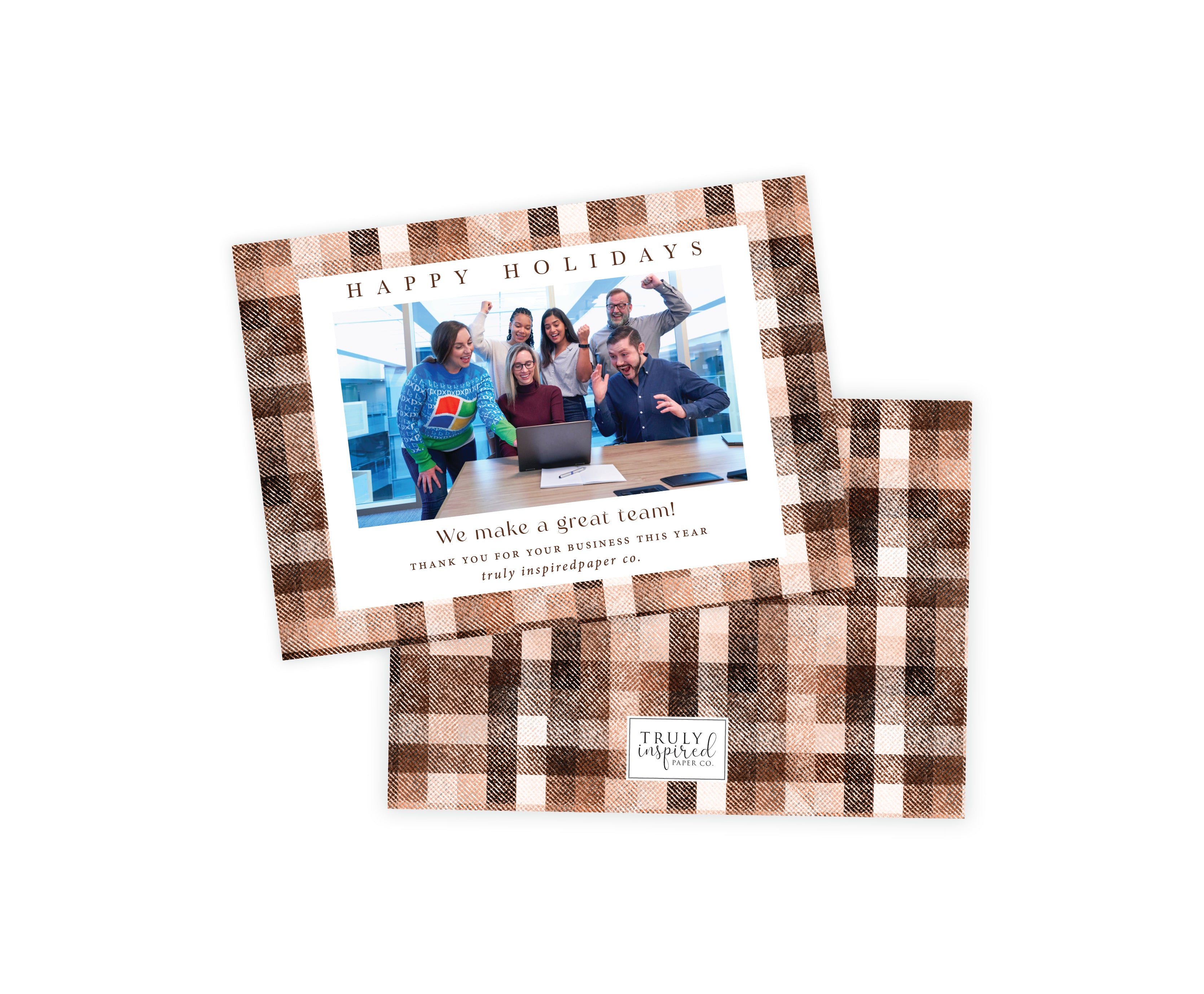Abstract Holiday Cards – Truly Inspired Paper Co.