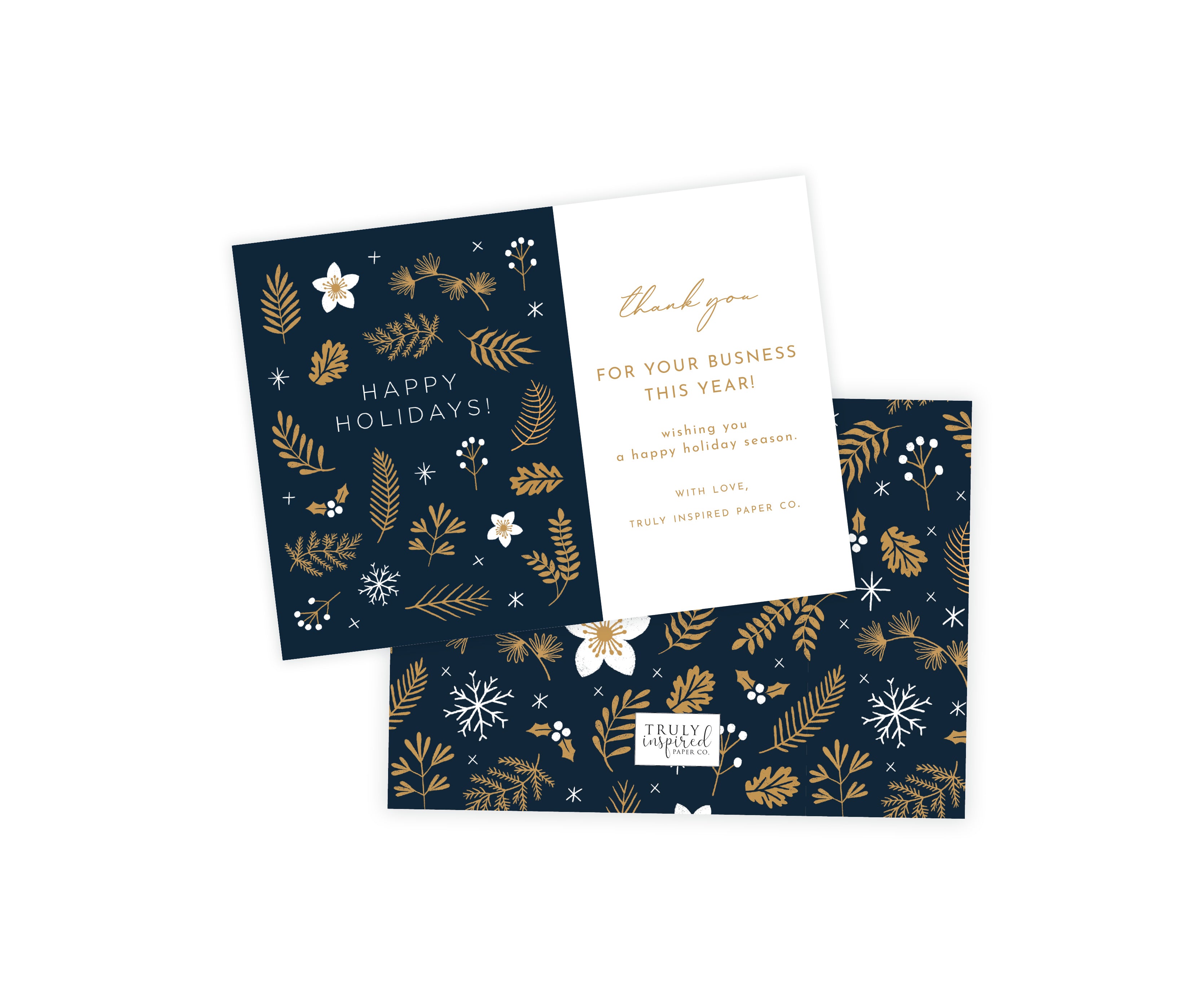 Abstract Holiday Cards – Truly Inspired Paper Co.