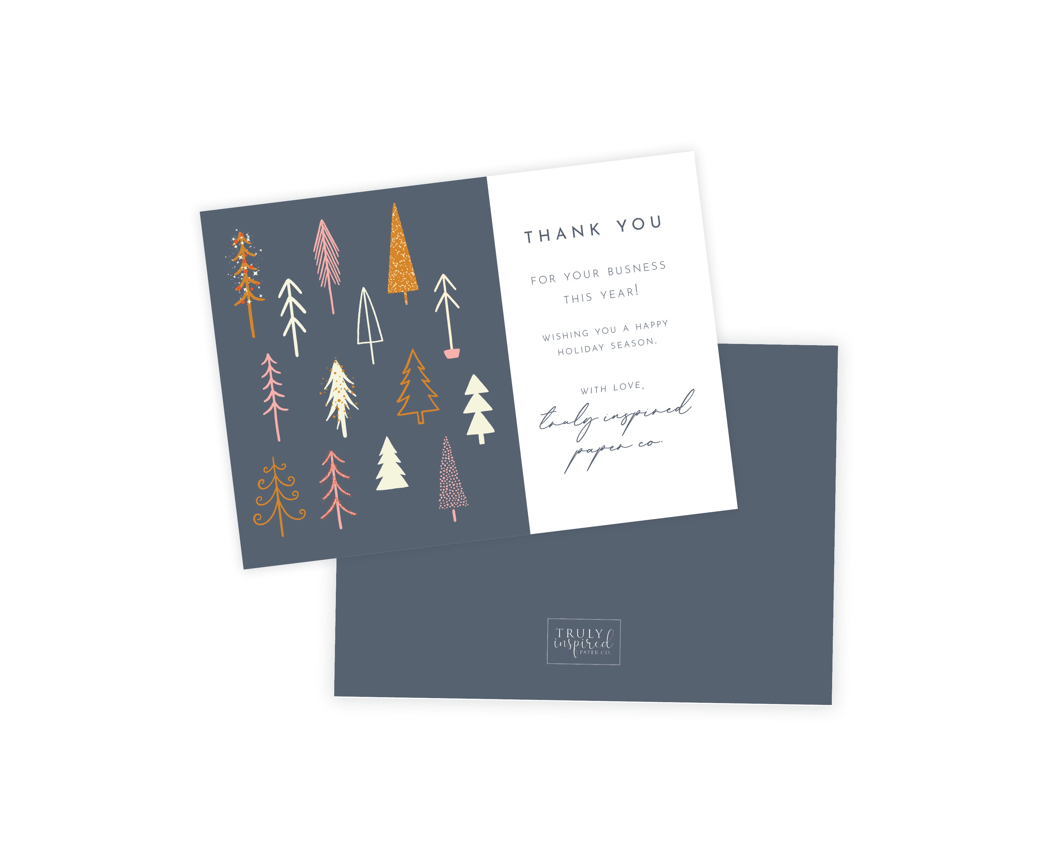 Abstract Holiday Cards – Truly Inspired Paper Co.