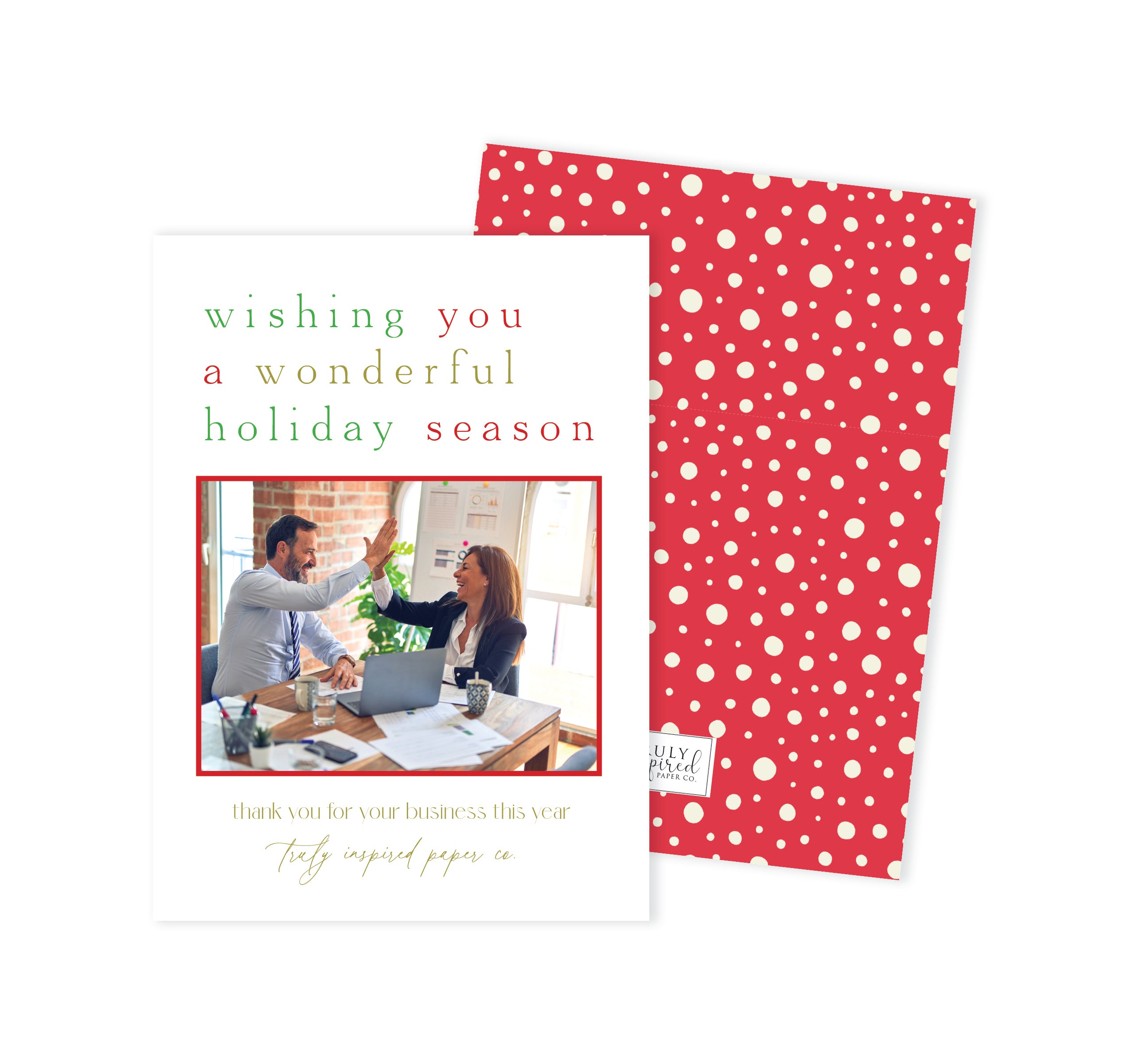 Abstract Holiday Cards – Truly Inspired Paper Co.