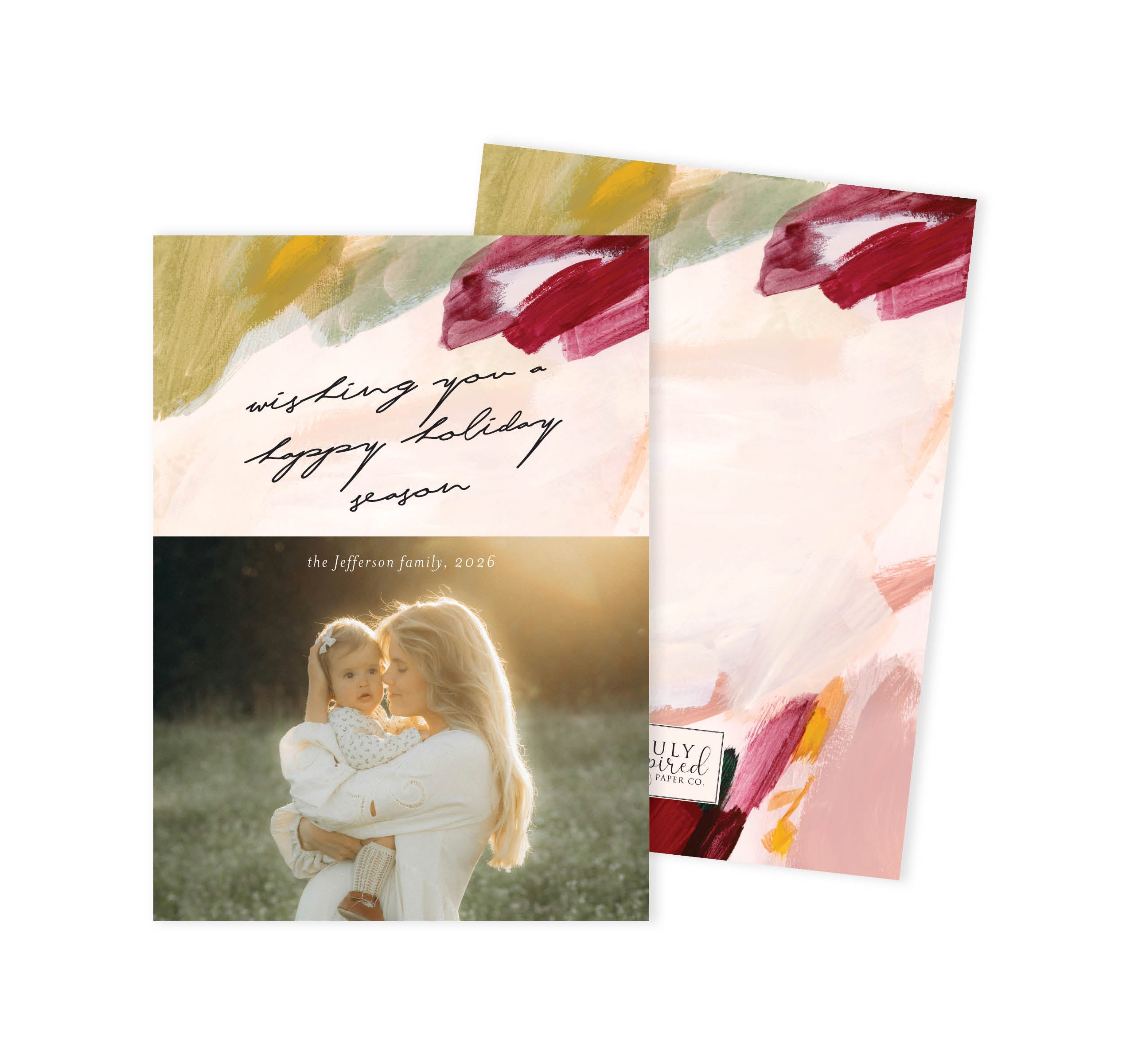 Abstract Holiday Cards – Truly Inspired Paper Co.