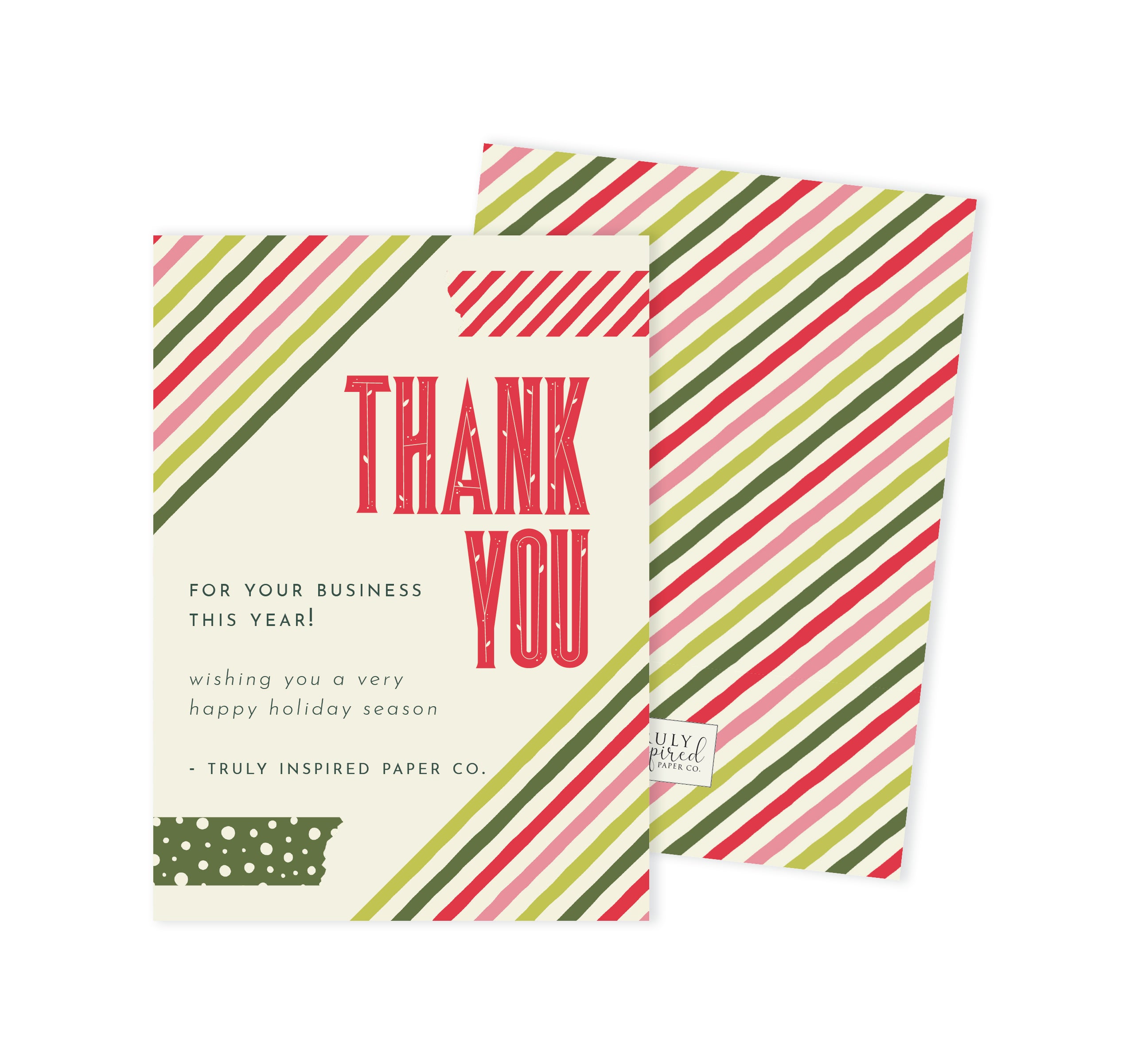 Abstract Holiday Cards – Truly Inspired Paper Co.